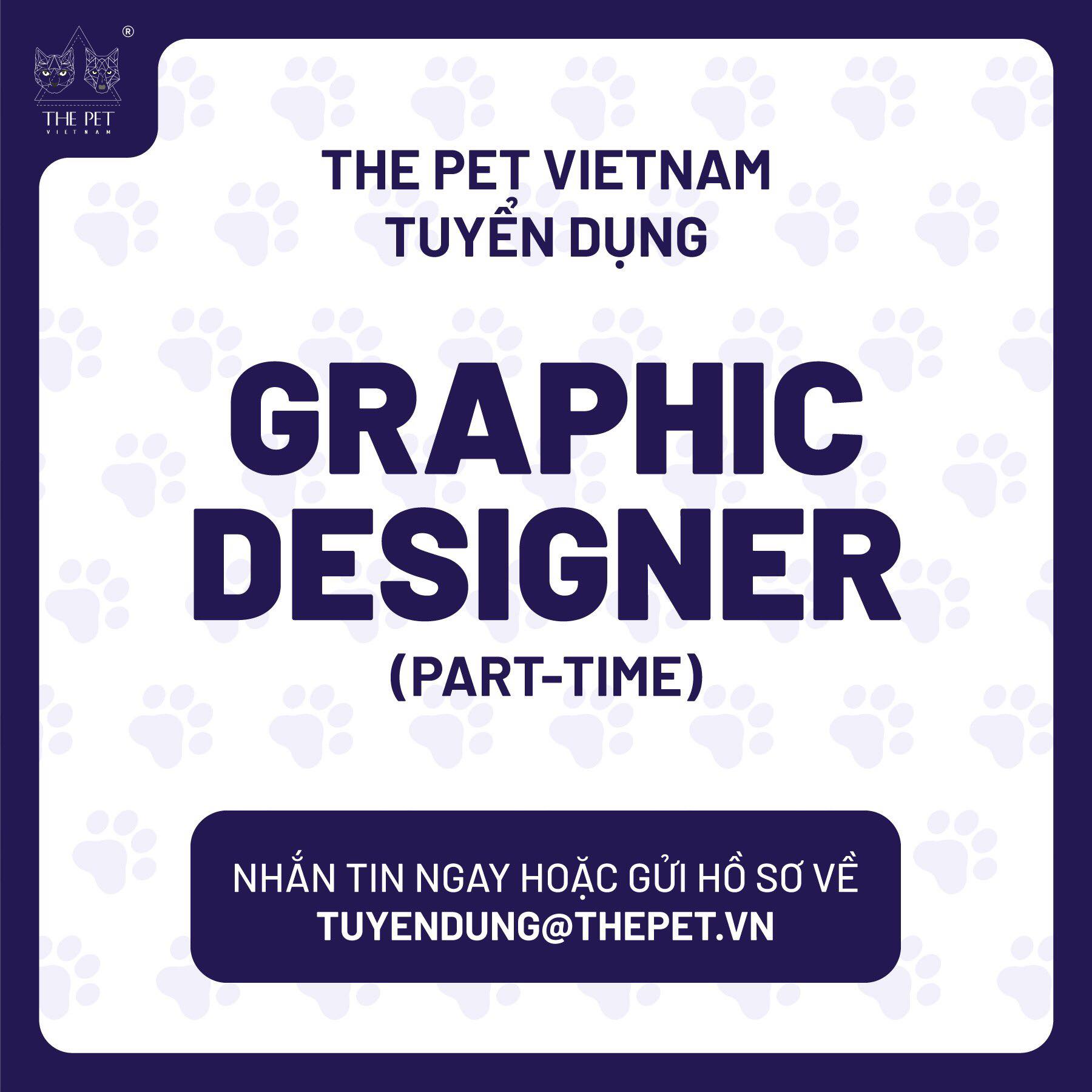 THE PET VIETNAM TUYỂN DỤNG GRAPHIC DESIGNER (PART-TIME)