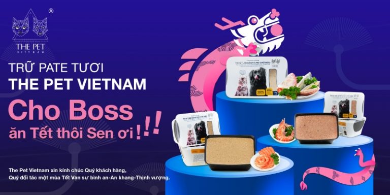 Tết đến rồi trữ pate tươi cho Boss cưng thôi
