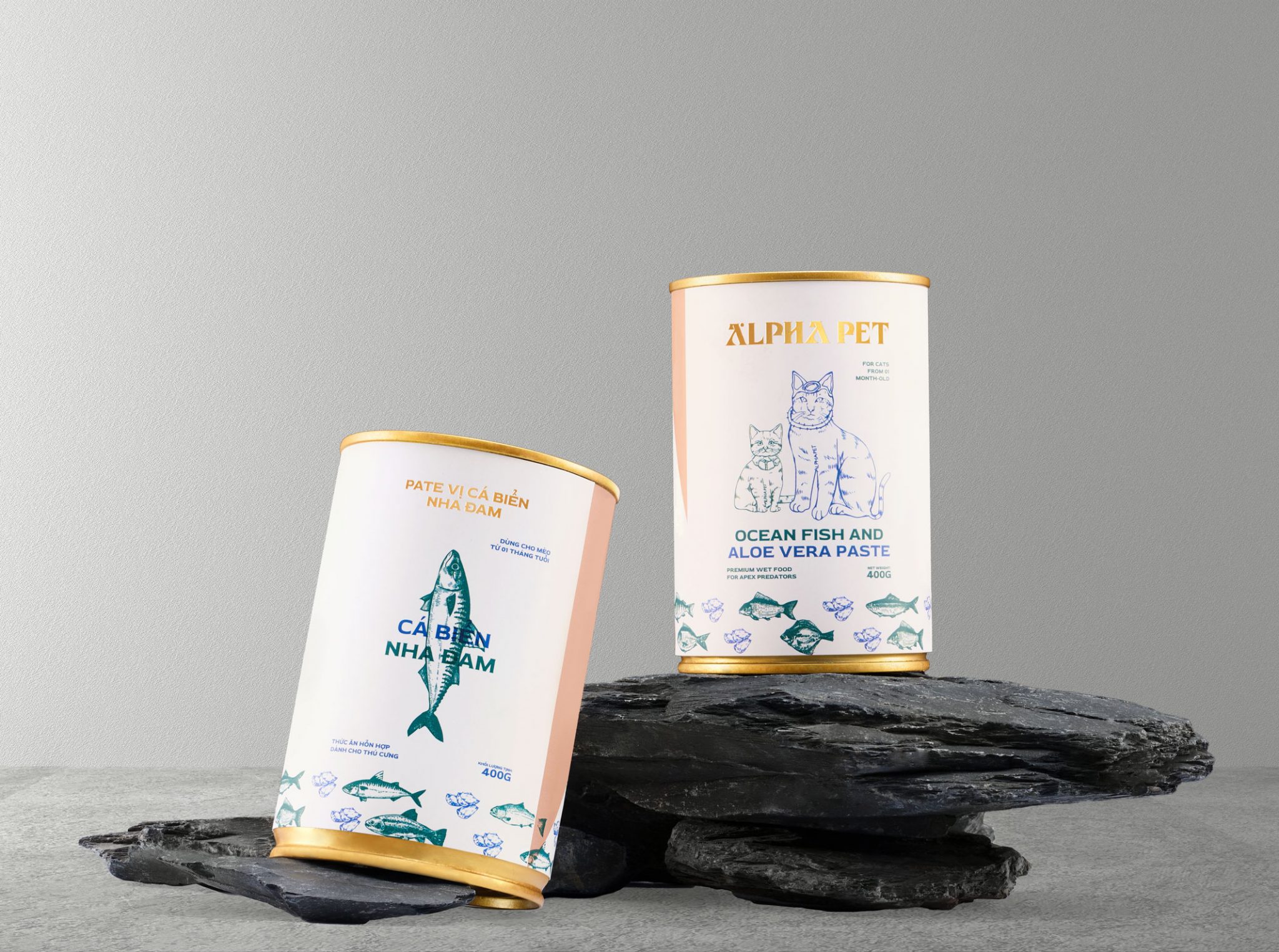 PATE ALPHA PET VỊ CÁ BIỂN – NHA ĐAM 400GR | ALPHA PET OCEAN FISH AND ALOE VERA 400GR - Thepet ...
