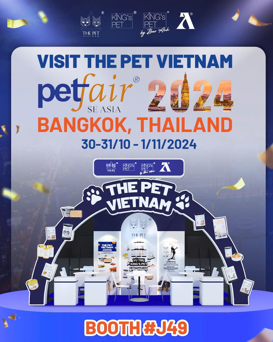 The Pet Vietnam có mặt tại Pet Fair Đông Nam Á 2024