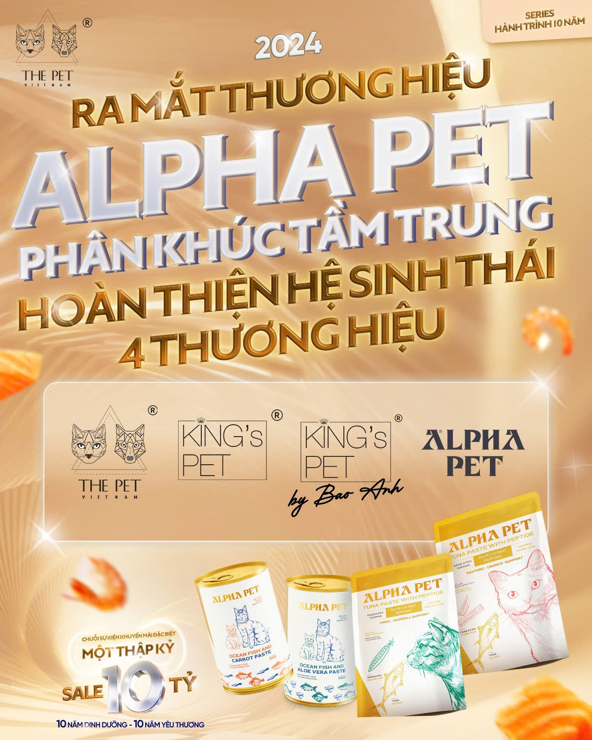 CÂU CHUYỆN 10 NĂM THE PET VIETNAM- 2024 - ALPHA PET RA MẮT – BÙNG NỔ VỊ ...