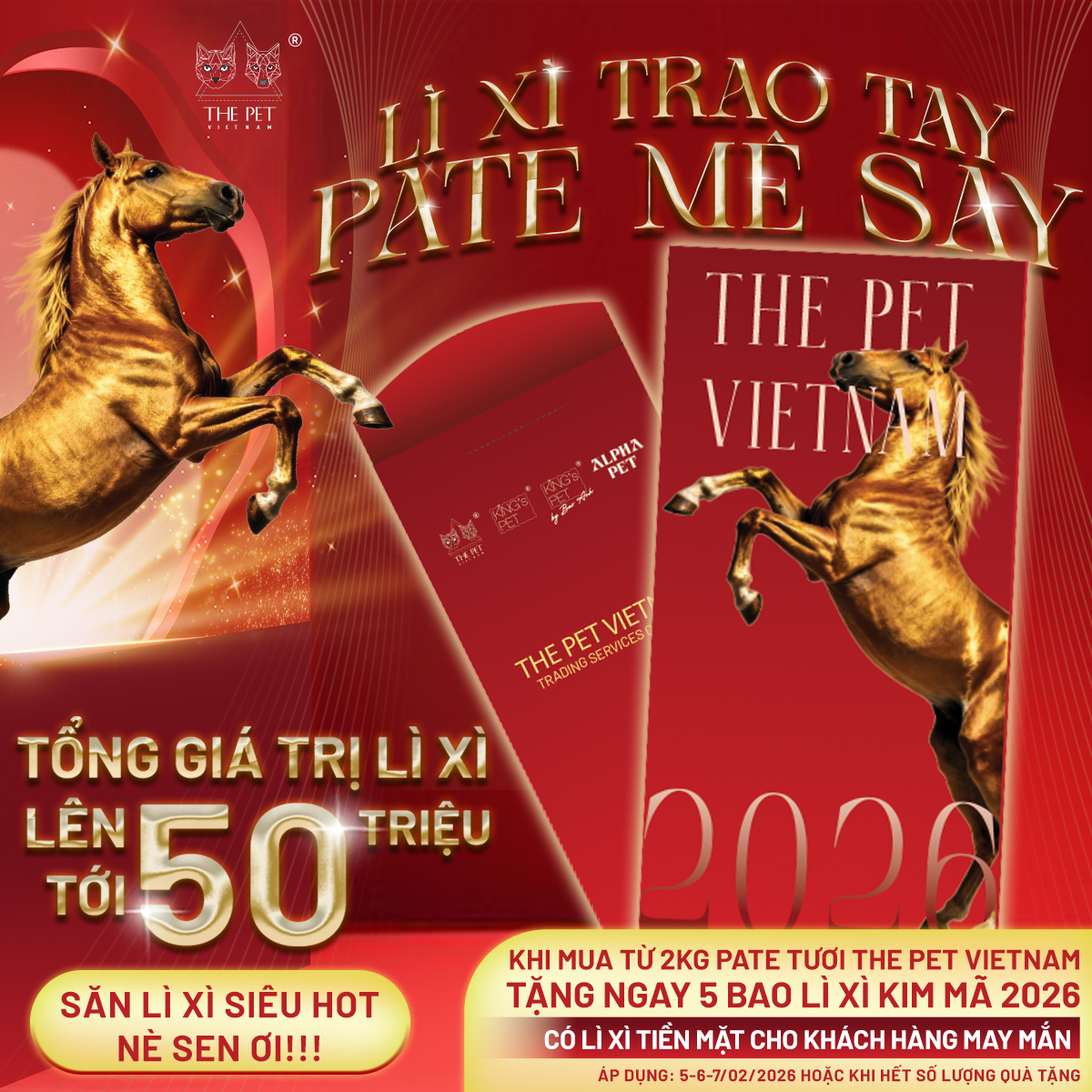 Lì Xì Trao Tay – Pate Mê Say | The Pet Vietnam Tết 2026
