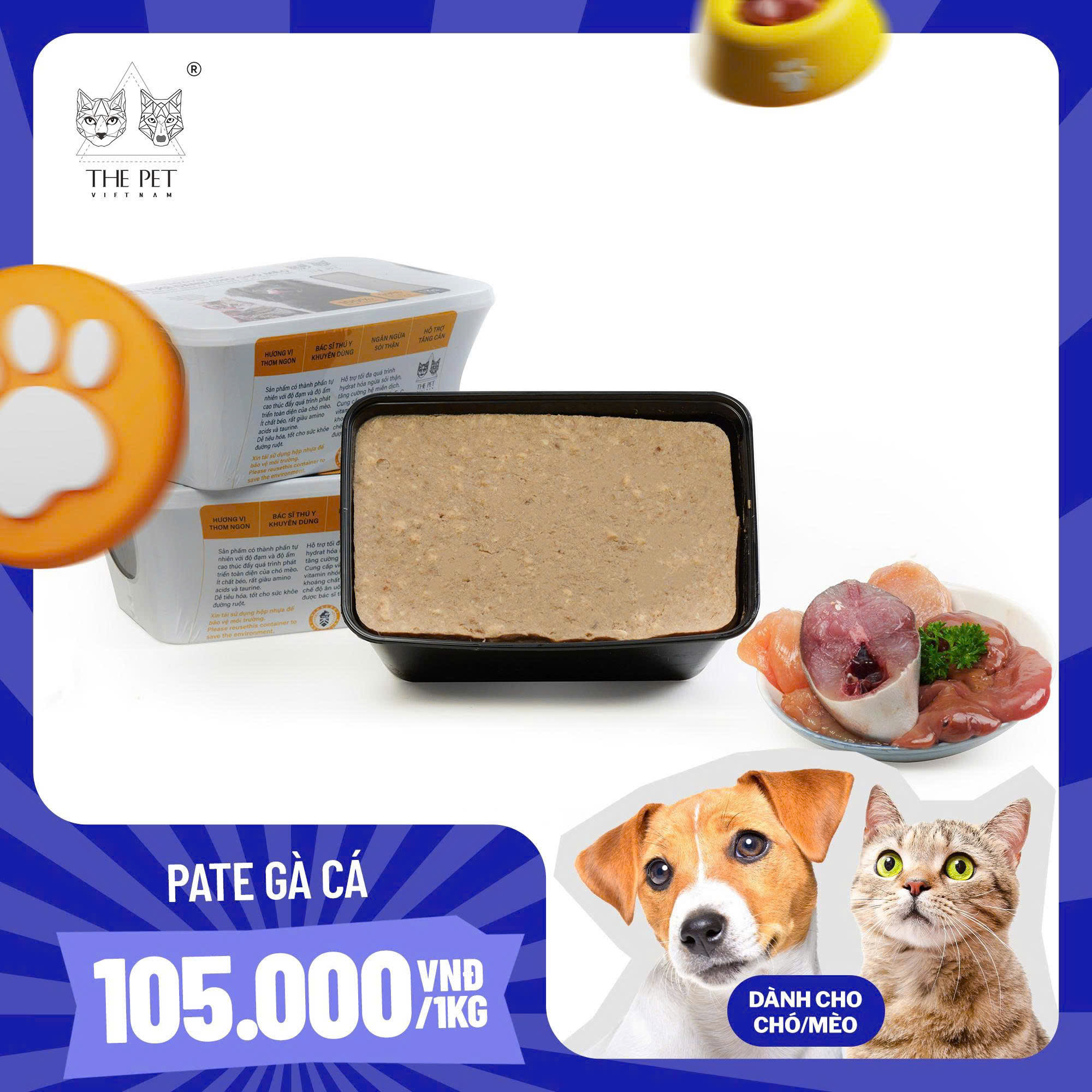 Hôm nay chưa biết cho boss ăn gì? Gợi ý pate tươi dinh dưỡng cho chó ...